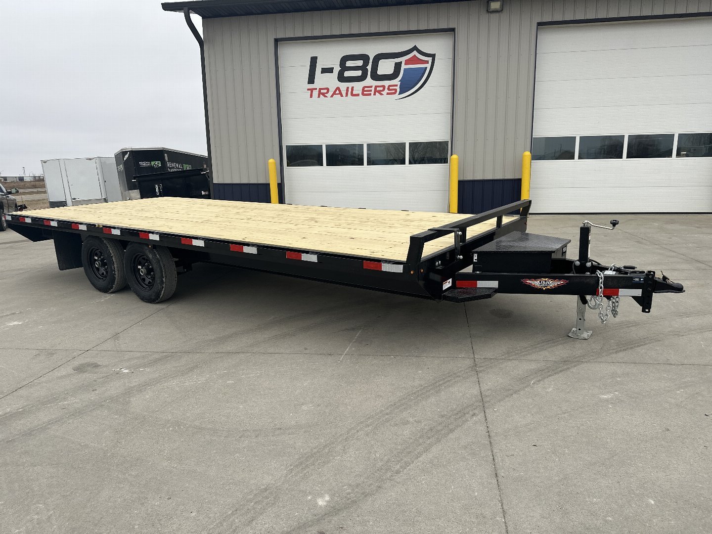 New 2025 H&H Trailers 102"x20' 14k Standard Duty Deckover Flatbed Trailer | De Soto Iowa